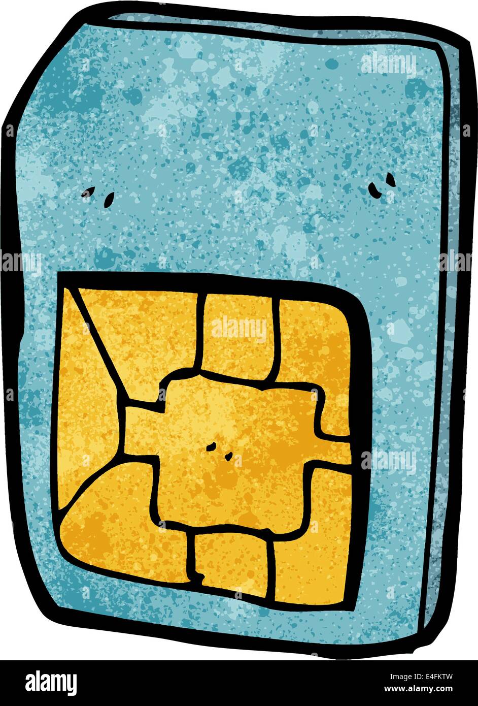 cartoon sim card Stock Vector Image & Art - Alamy