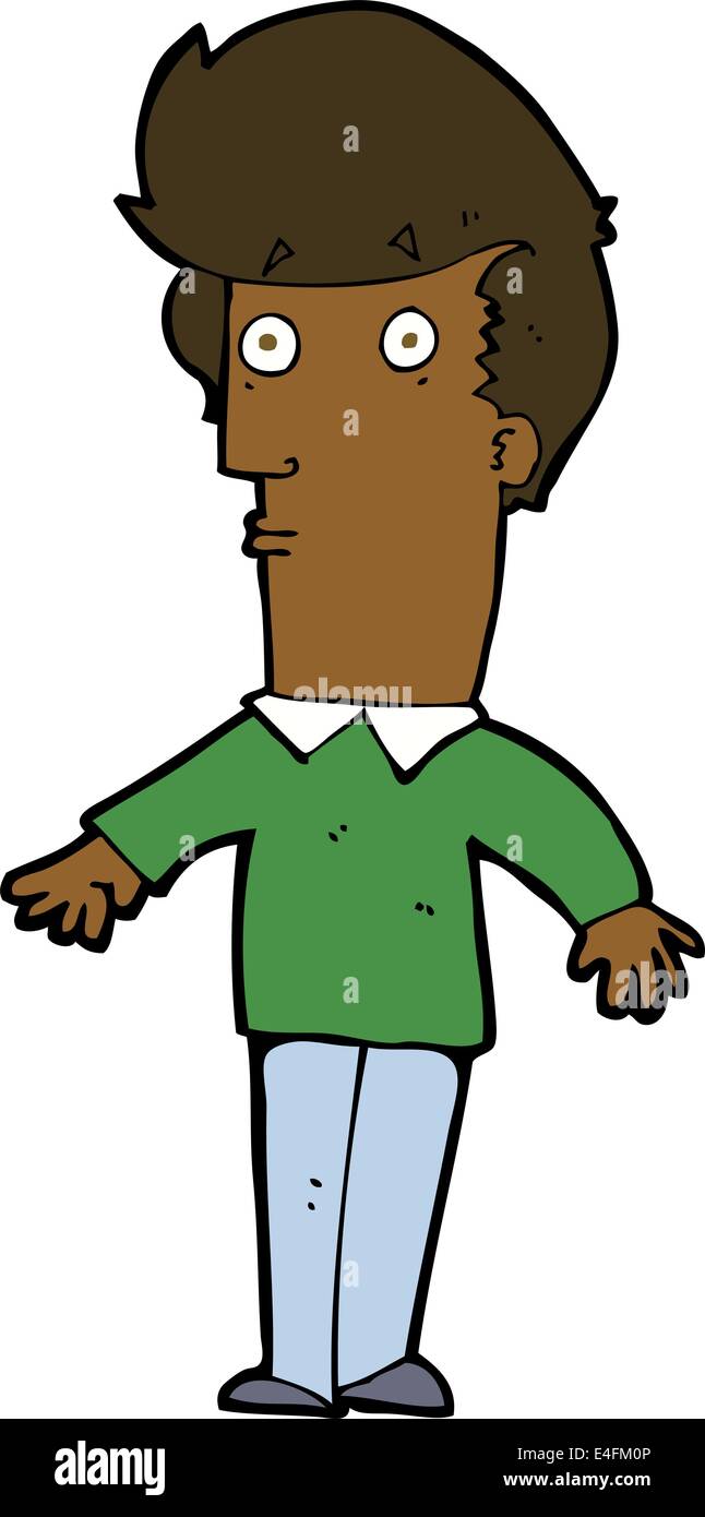 Cartoon startled man hi-res stock photography and images - Alamy