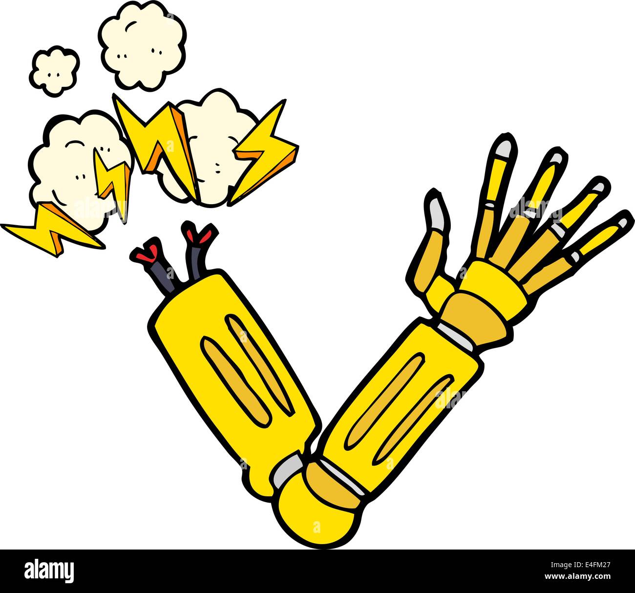 cartoon robot arm Stock Vector Image & Art - Alamy