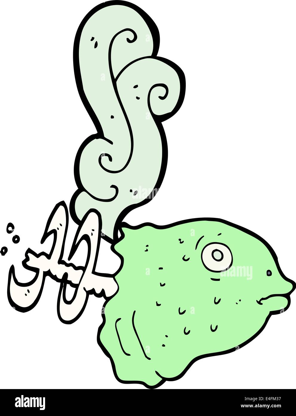 cartoon smelly old fish head Stock Vector Image & Art - Alamy