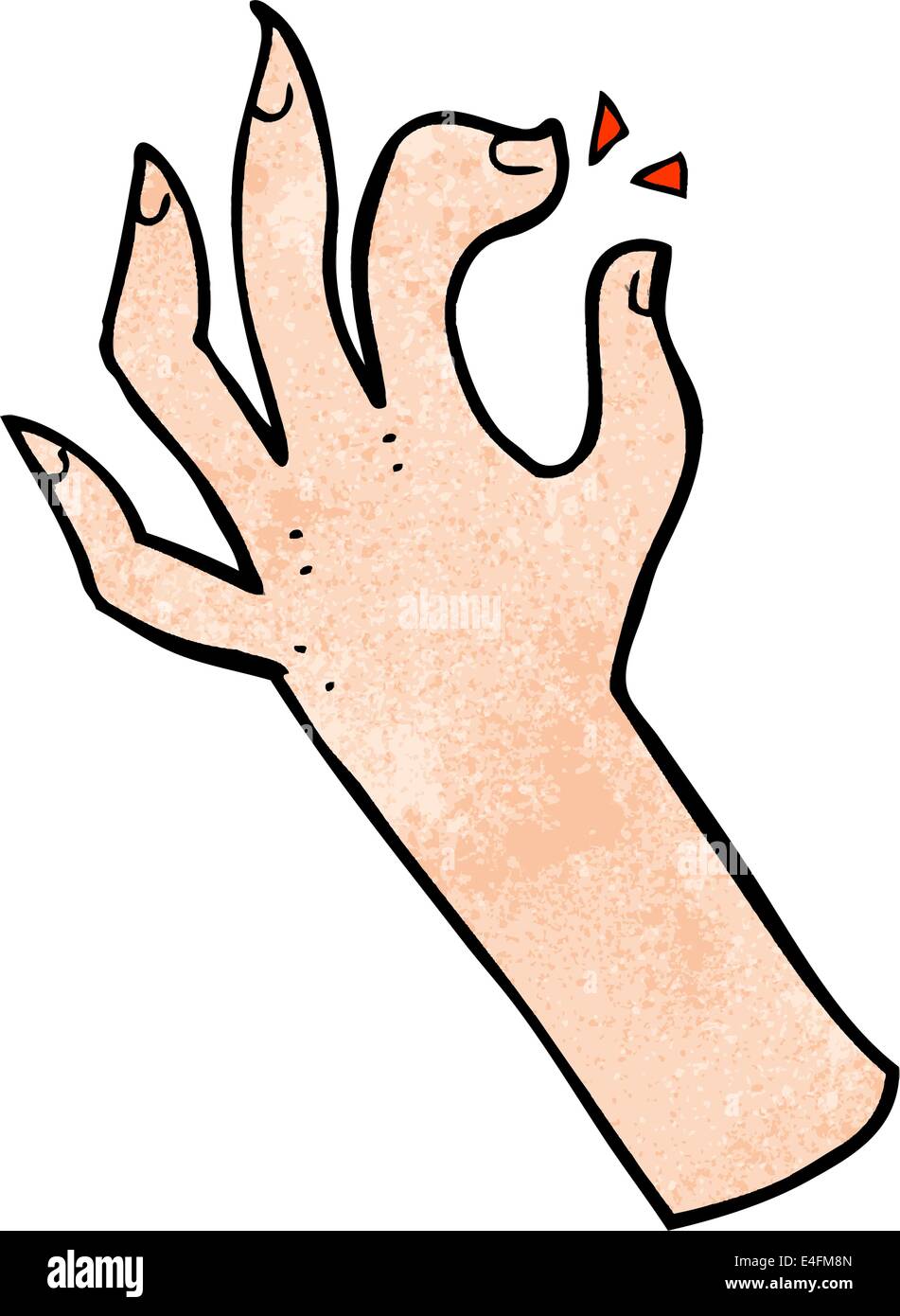 cartoon hand symbol Stock Vector Image & Art - Alamy