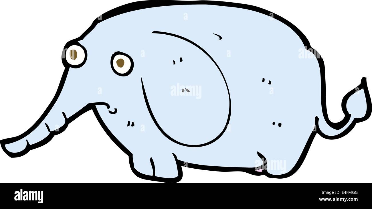 Sad zoo elephant Stock Vector Images - Alamy