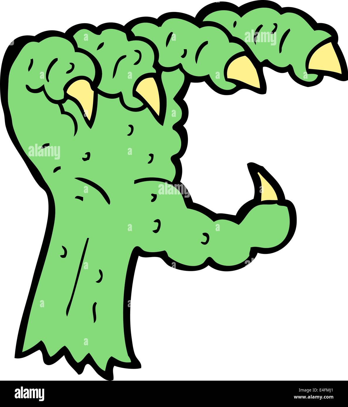 cartoon monster claw Stock Vector Image & Art - Alamy