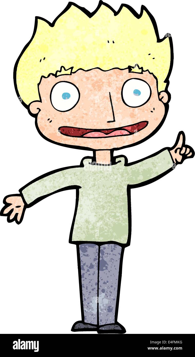 cartoon happy boy Stock Vector Image & Art - Alamy