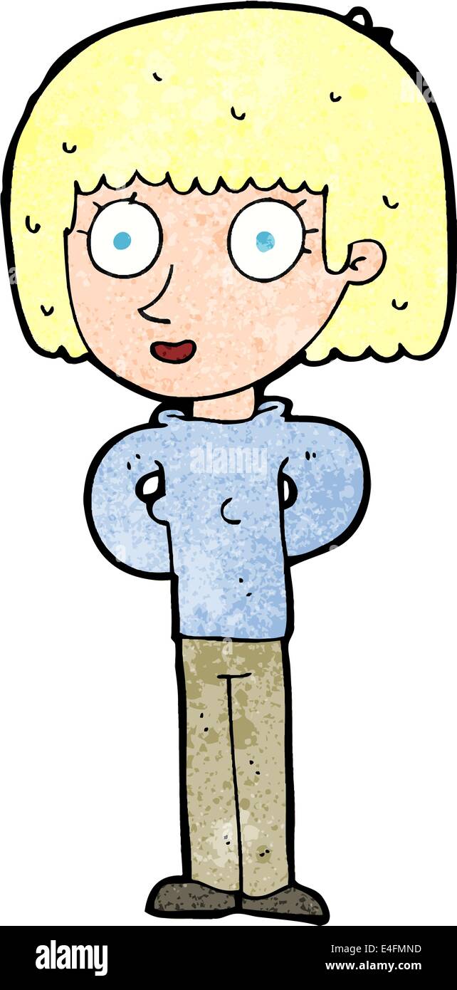 cartoon staring woman Stock Vector Image & Art - Alamy