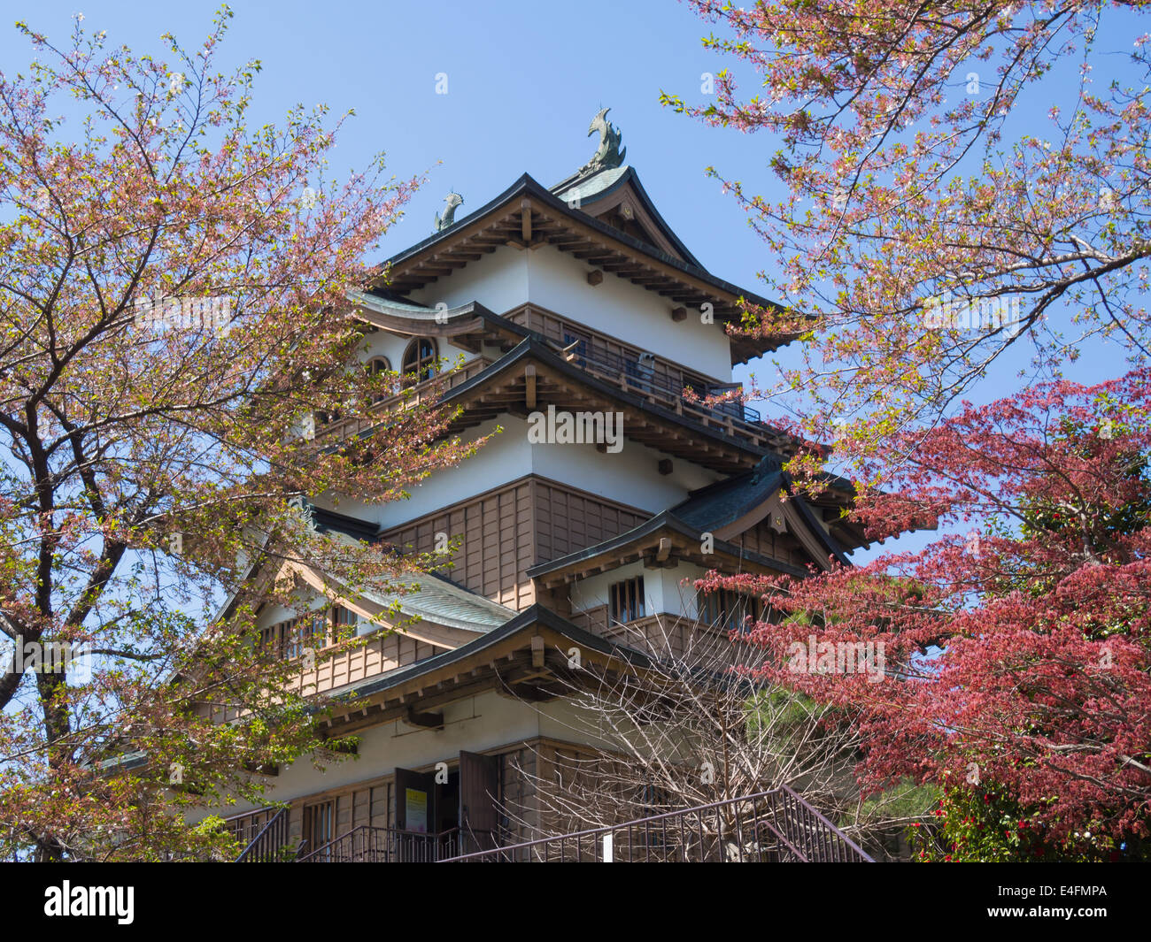 Takashima Castle in Suwa, Nagano, Japan Stock Photo - Alamy