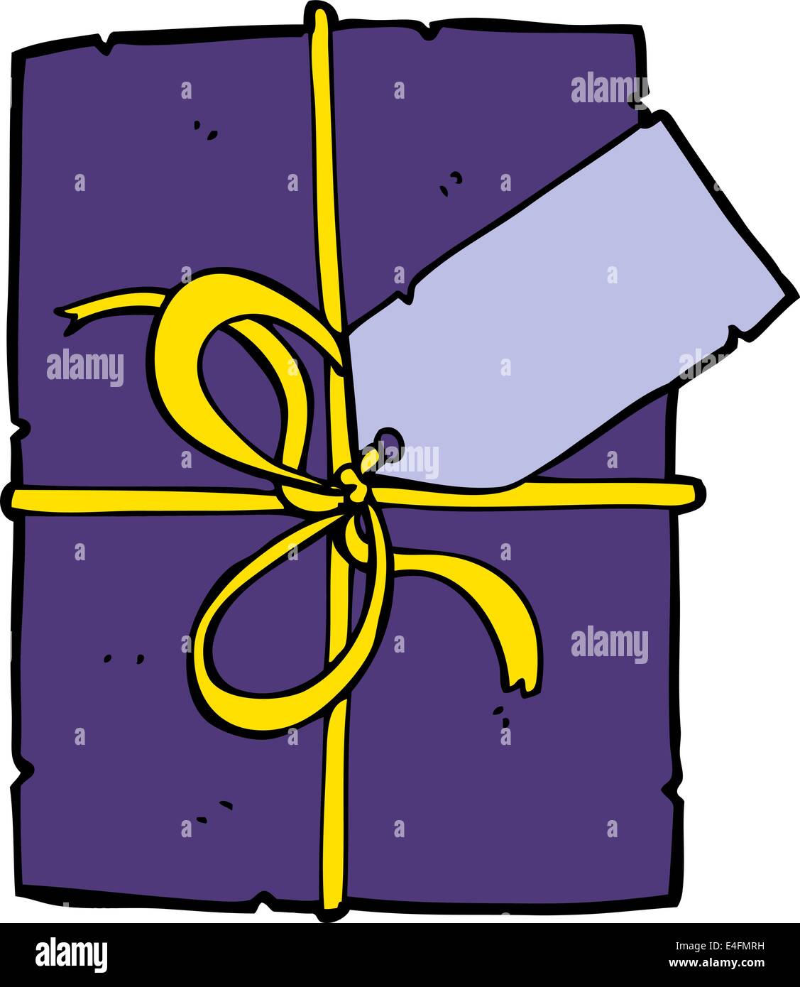 cartoon wrapped present Stock Vector Image & Art - Alamy
