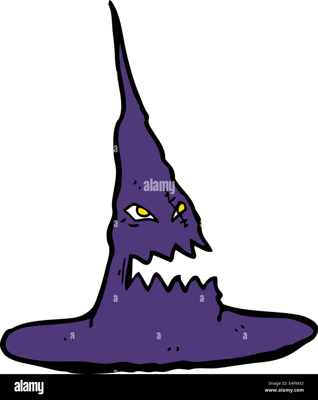 Cartoon spooky witches hat hi-res stock photography and images - Alamy