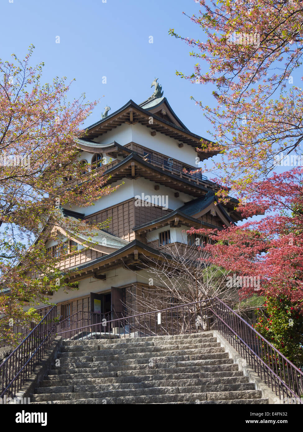 Takashima Castle in Suwa, Nagano, Japan Stock Photo - Alamy