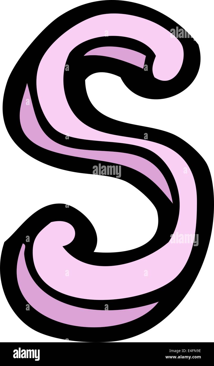 cartoon letter S Stock Vector Image & Art - Alamy