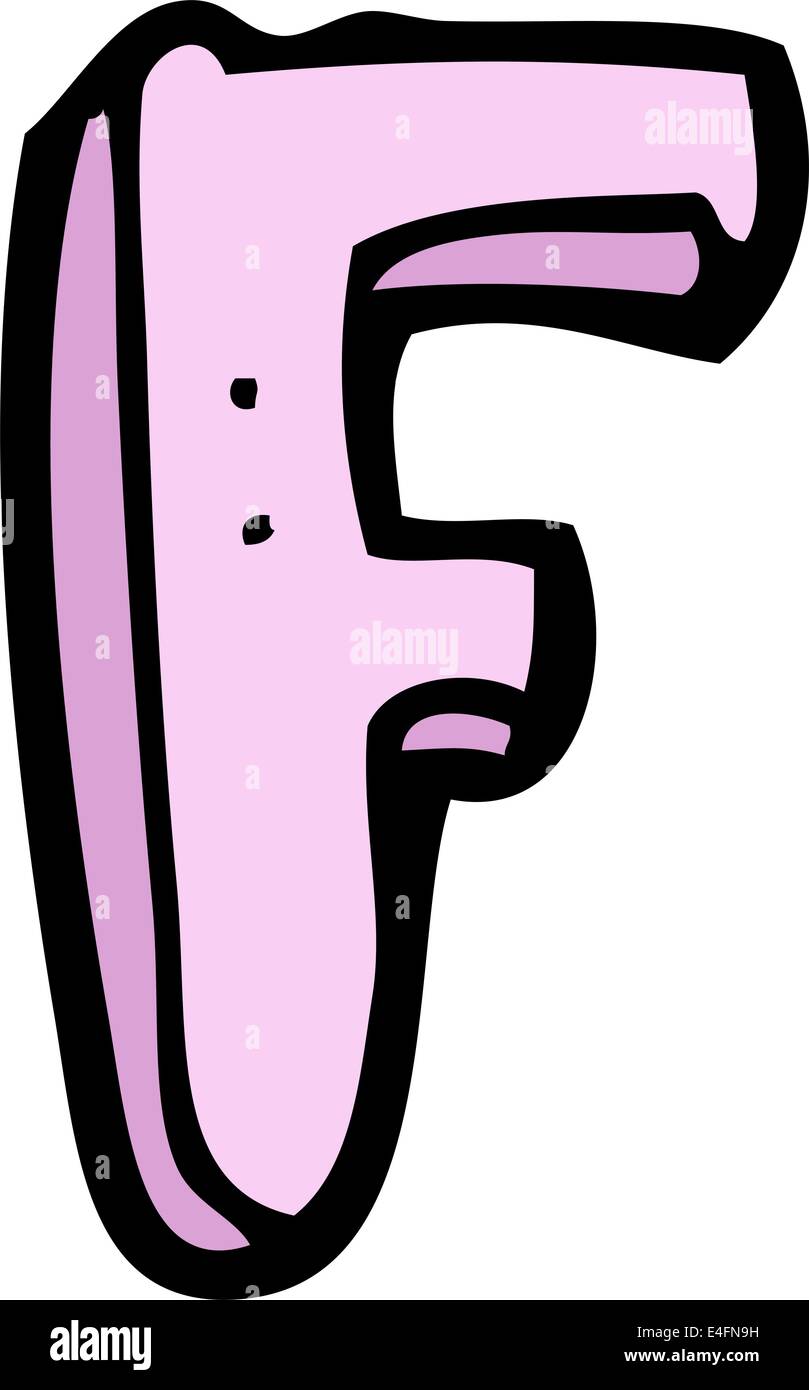 cartoon letter F Stock Vector Image & Art - Alamy