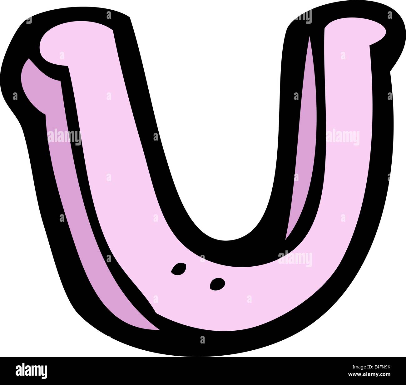 cartoon letter U Stock Vector Image & Art - Alamy