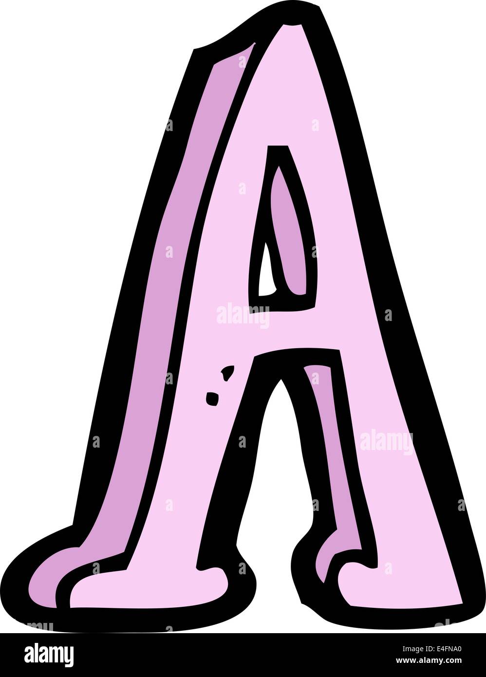cartoon letter A Stock Vector Image & Art - Alamy