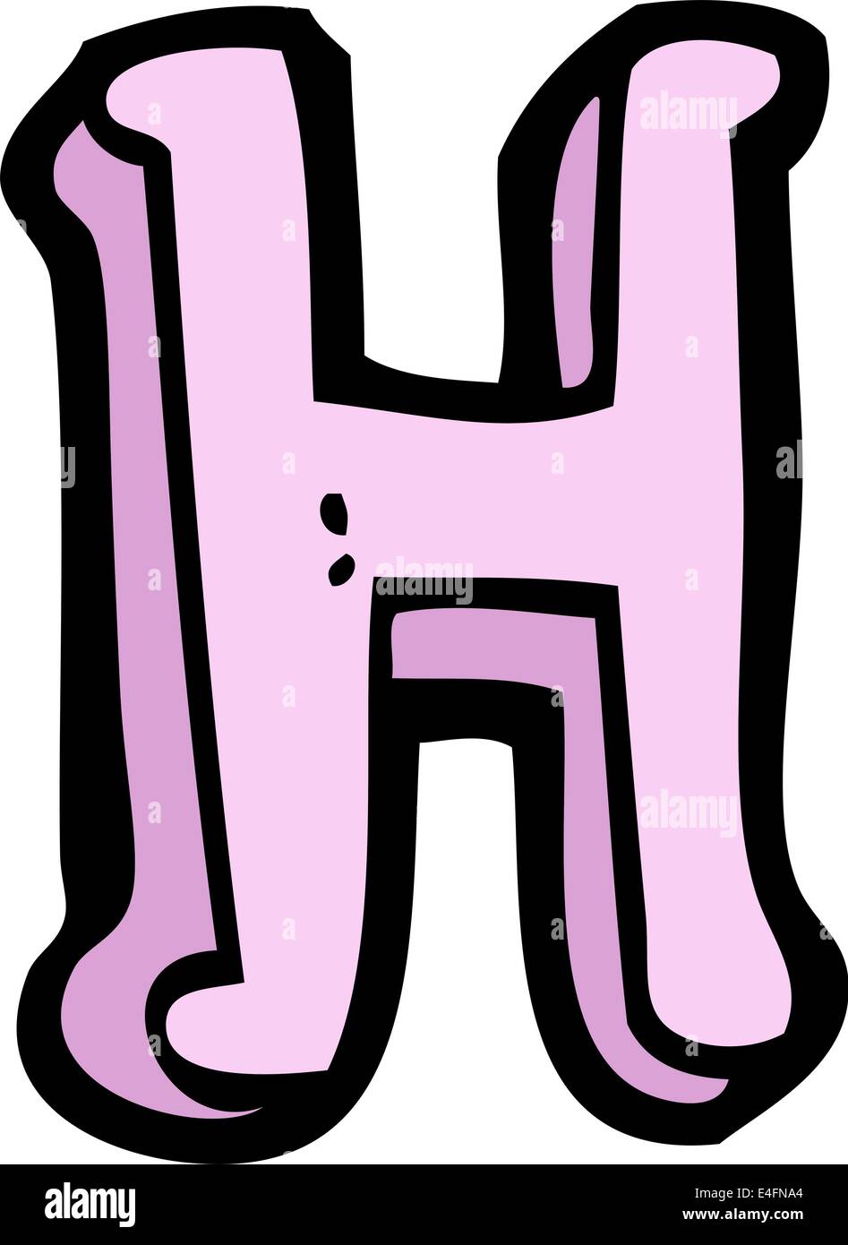 cartoon letter H Stock Vector Image & Art - Alamy