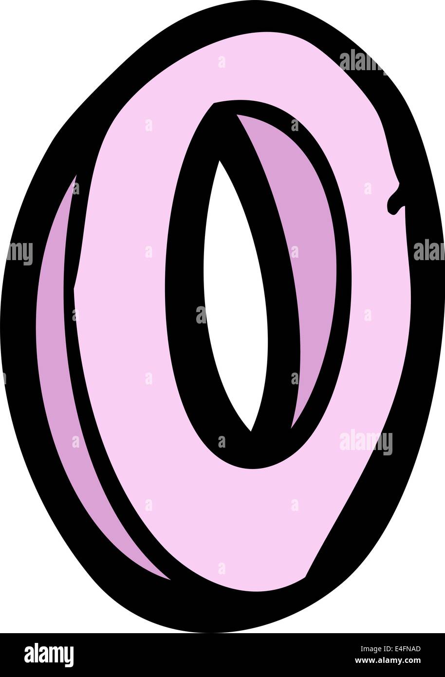 cartoon letter O Stock Vector Image & Art - Alamy