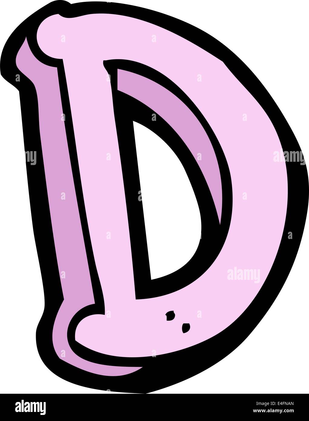 cartoon letter D Stock Vector Image & Art - Alamy