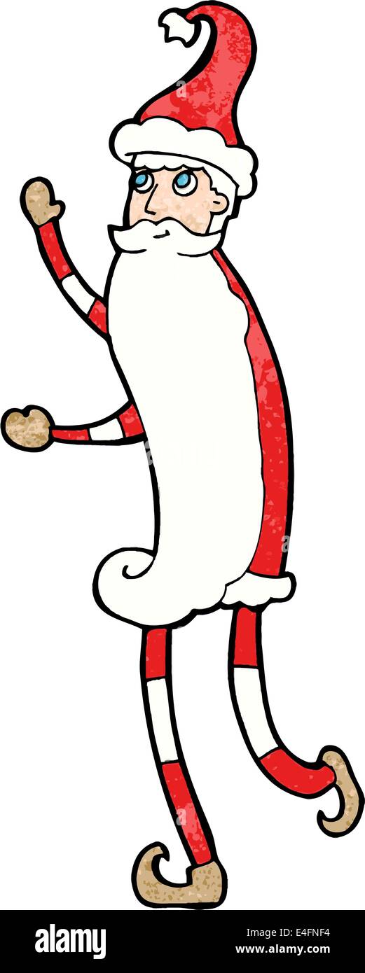 cartoon skinny santa Stock Vector Image & Art - Alamy