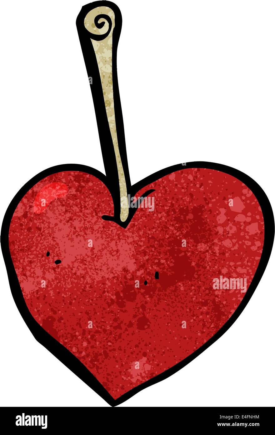cartoon heart cherry Stock Vector Image & Art - Alamy