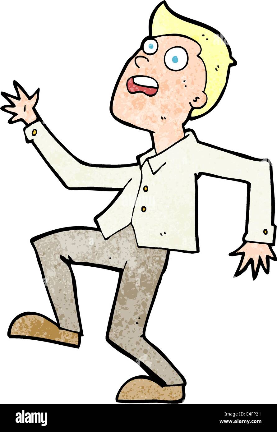 cartoon man panicking Stock Vector Image & Art - Alamy