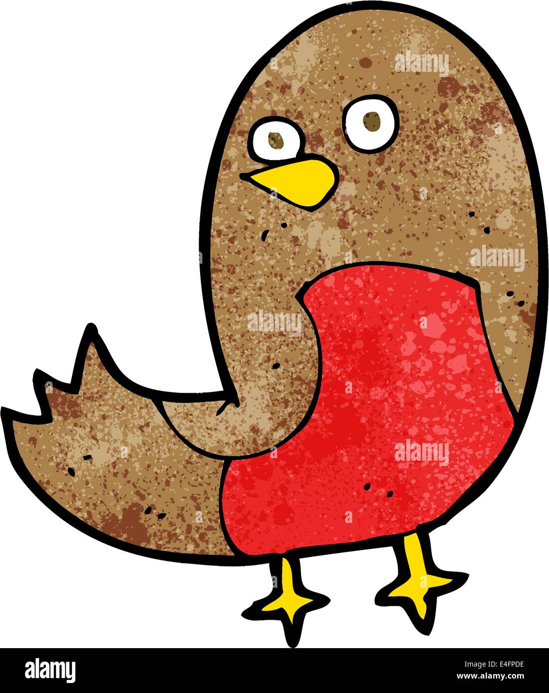 Robin bird hand drawing Stock Vector Images - Alamy