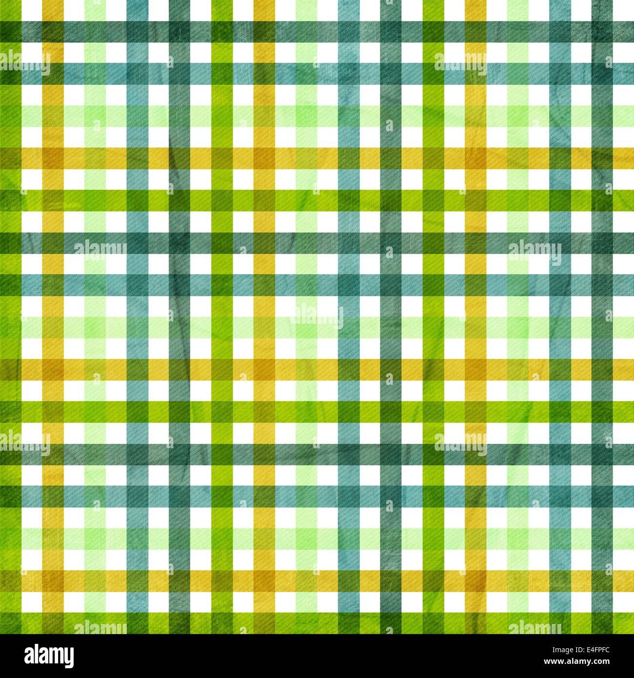 Textile plaid background in green hi-res stock photography and images ...