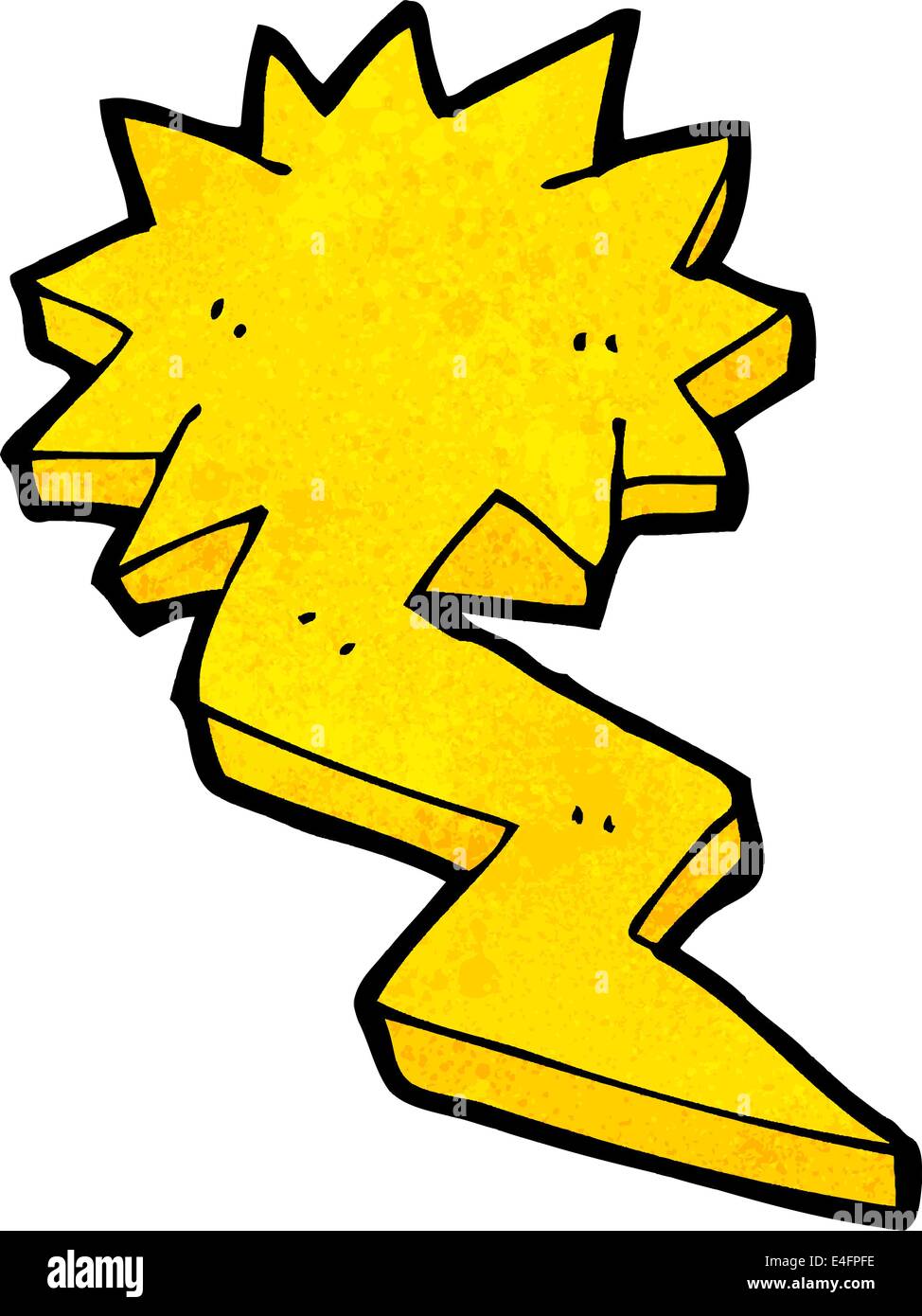 cartoon lightning bolt symbol Stock Vector Image & Art - Alamy