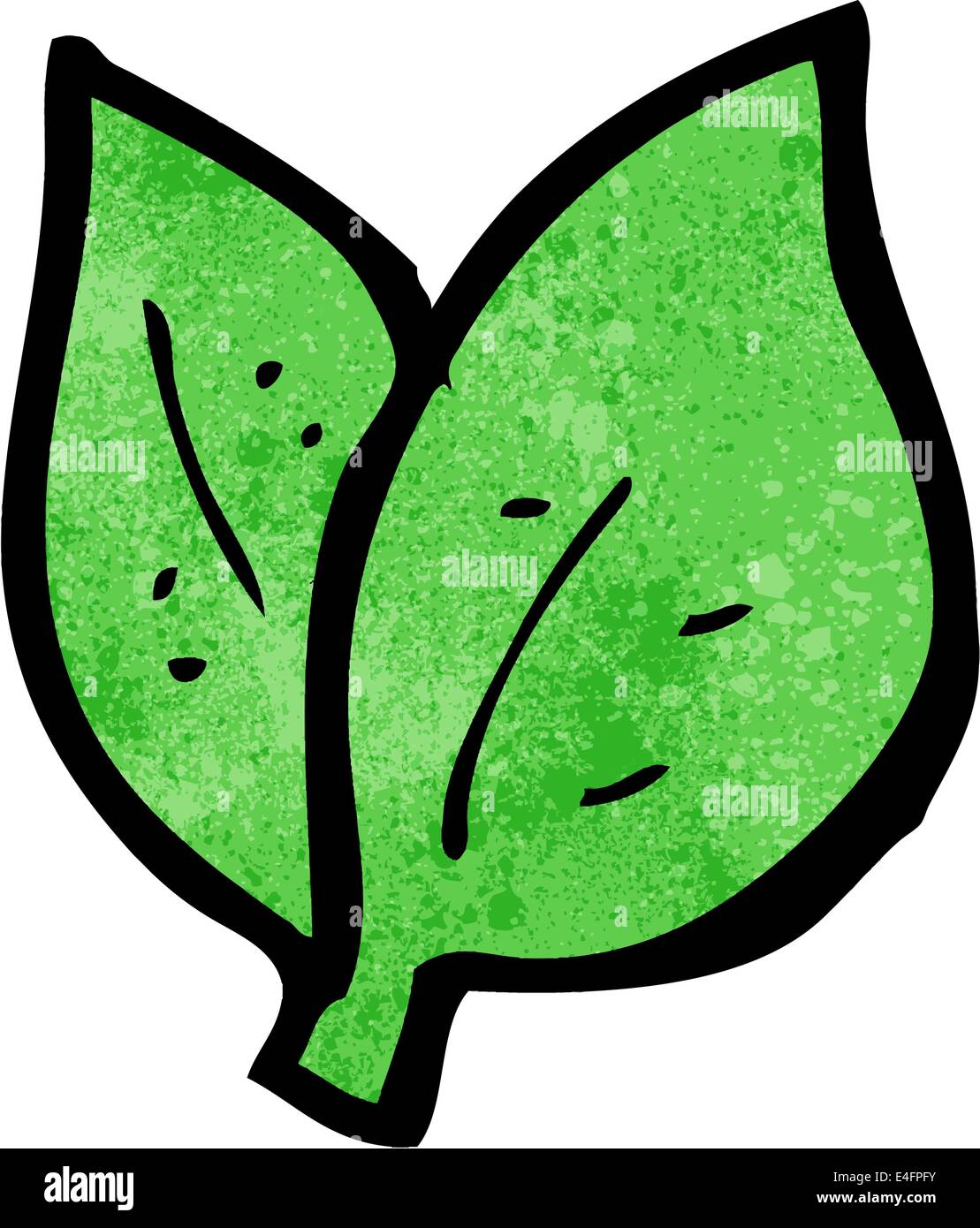 cartoon leaves symbol Stock Vector Image & Art - Alamy