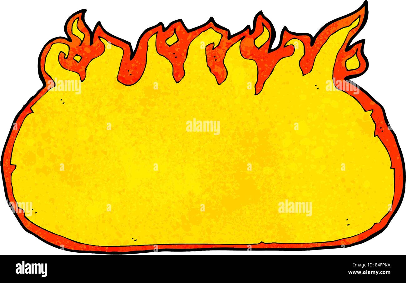 cartoon fire border Stock Vector Image & Art - Alamy