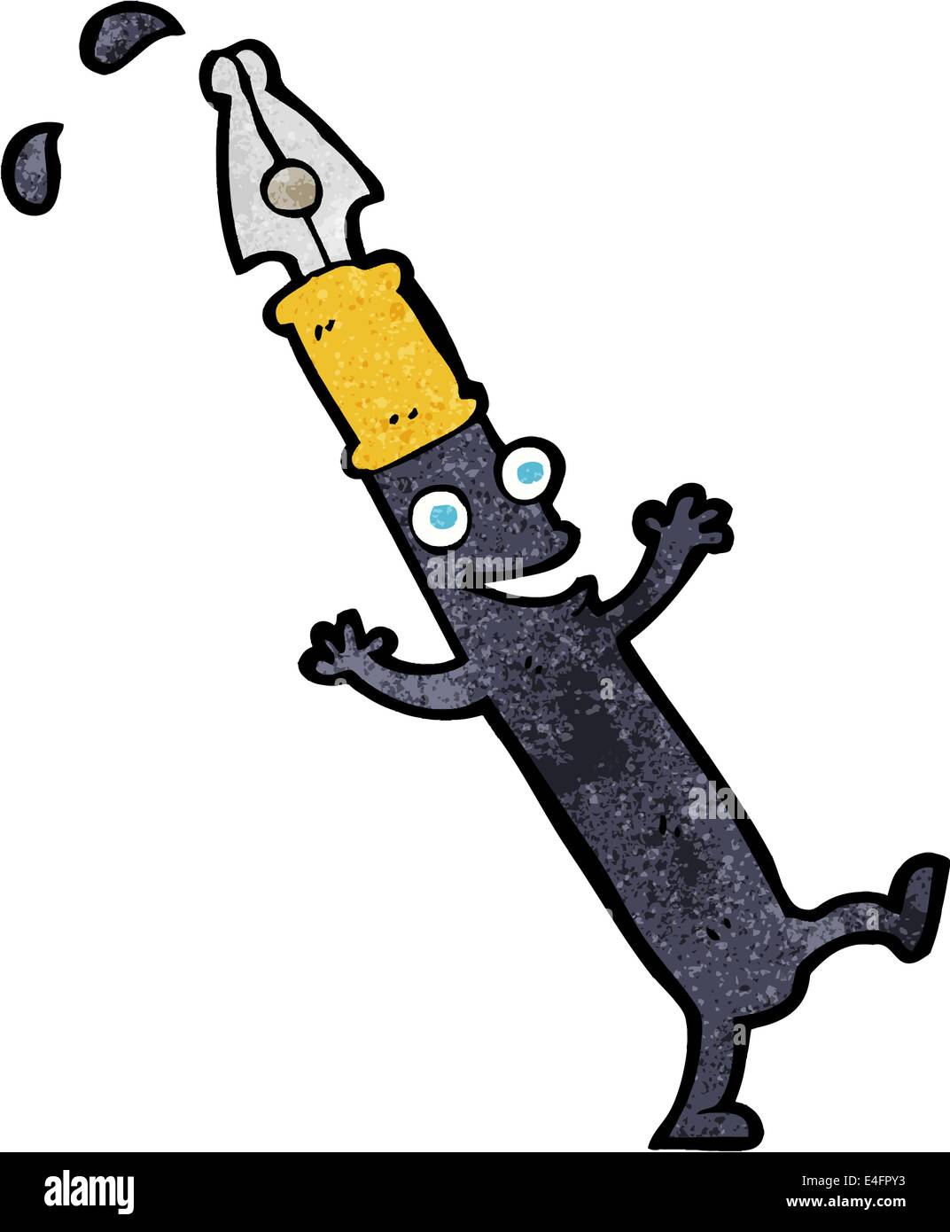 cartoon pen character Stock Vector Image & Art - Alamy