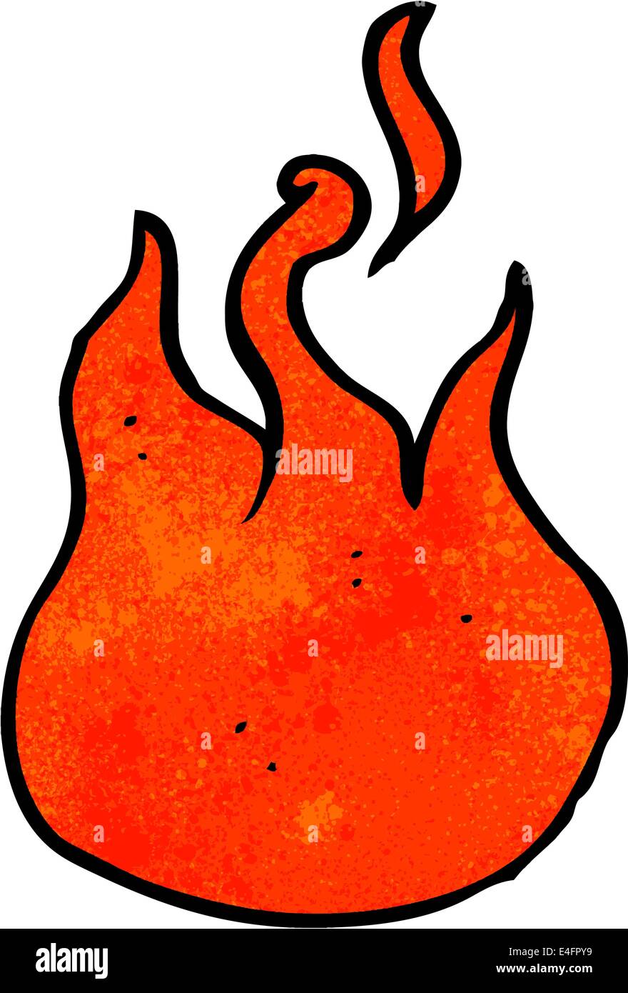 cartoon flame symbol Stock Vector Image & Art - Alamy