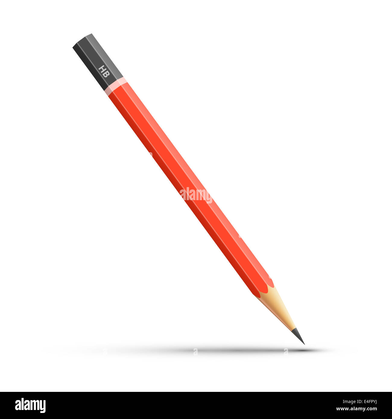 Red pencil vector hi-res stock photography and images - Alamy