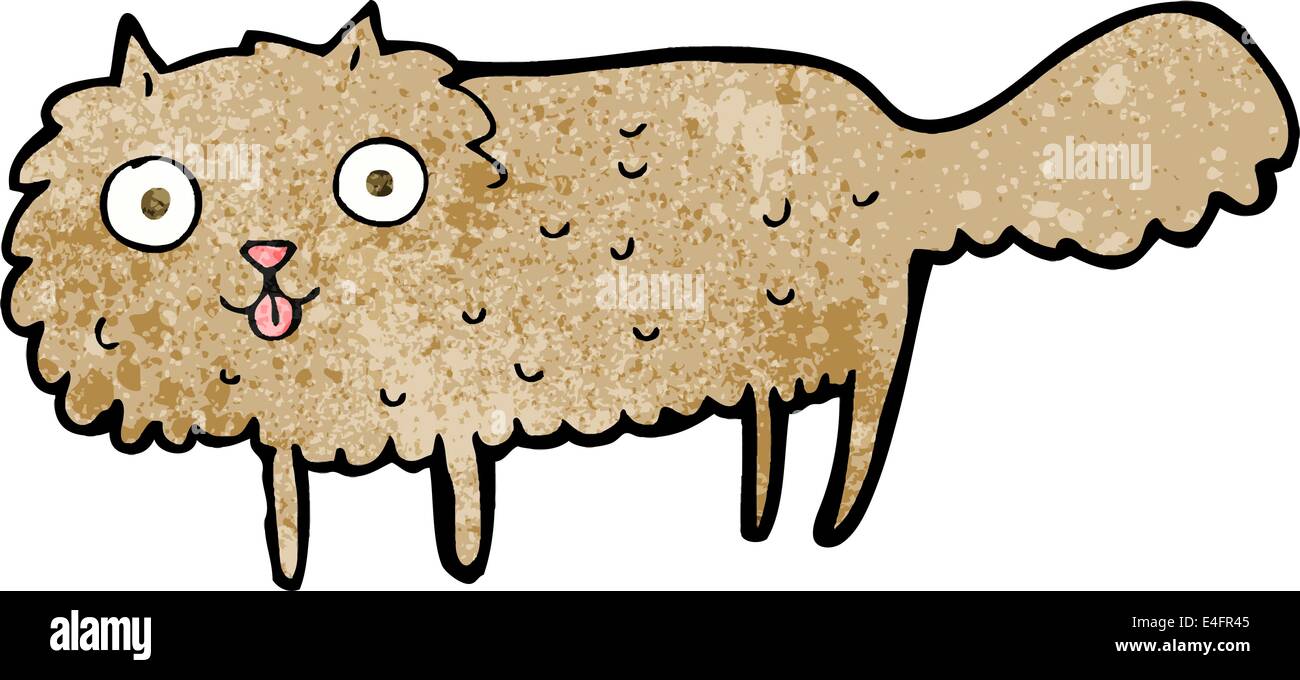 cartoon furry cat Stock Vector Image & Art - Alamy