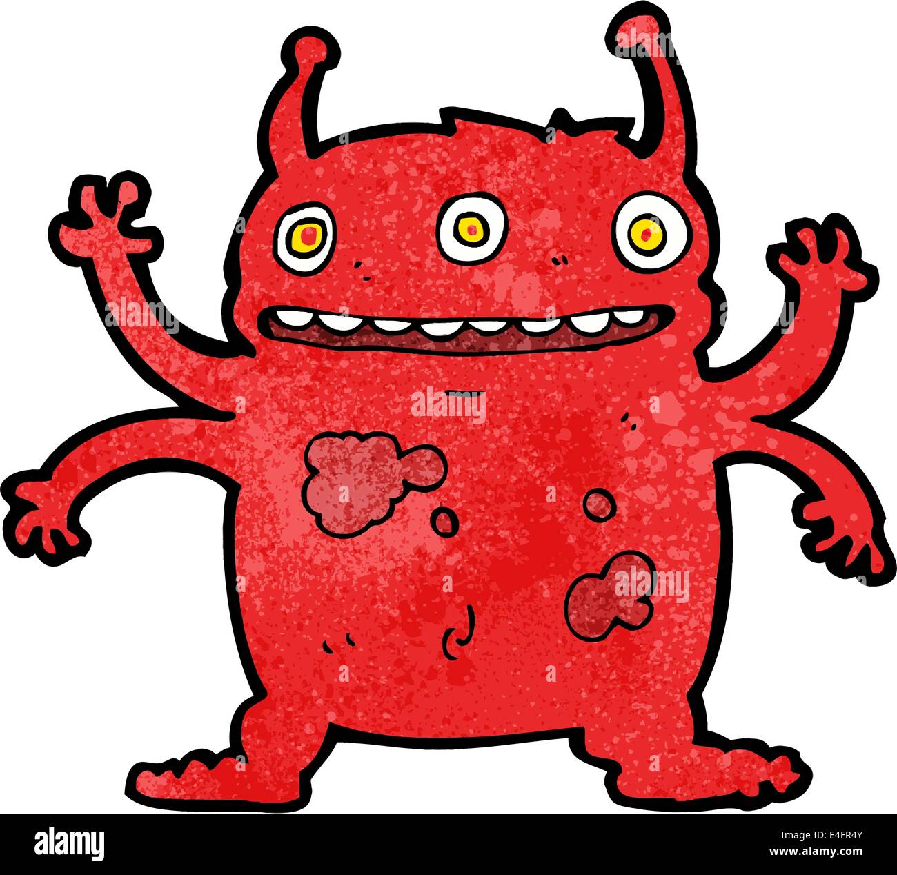 cartoon alien monster Stock Vector Image & Art - Alamy