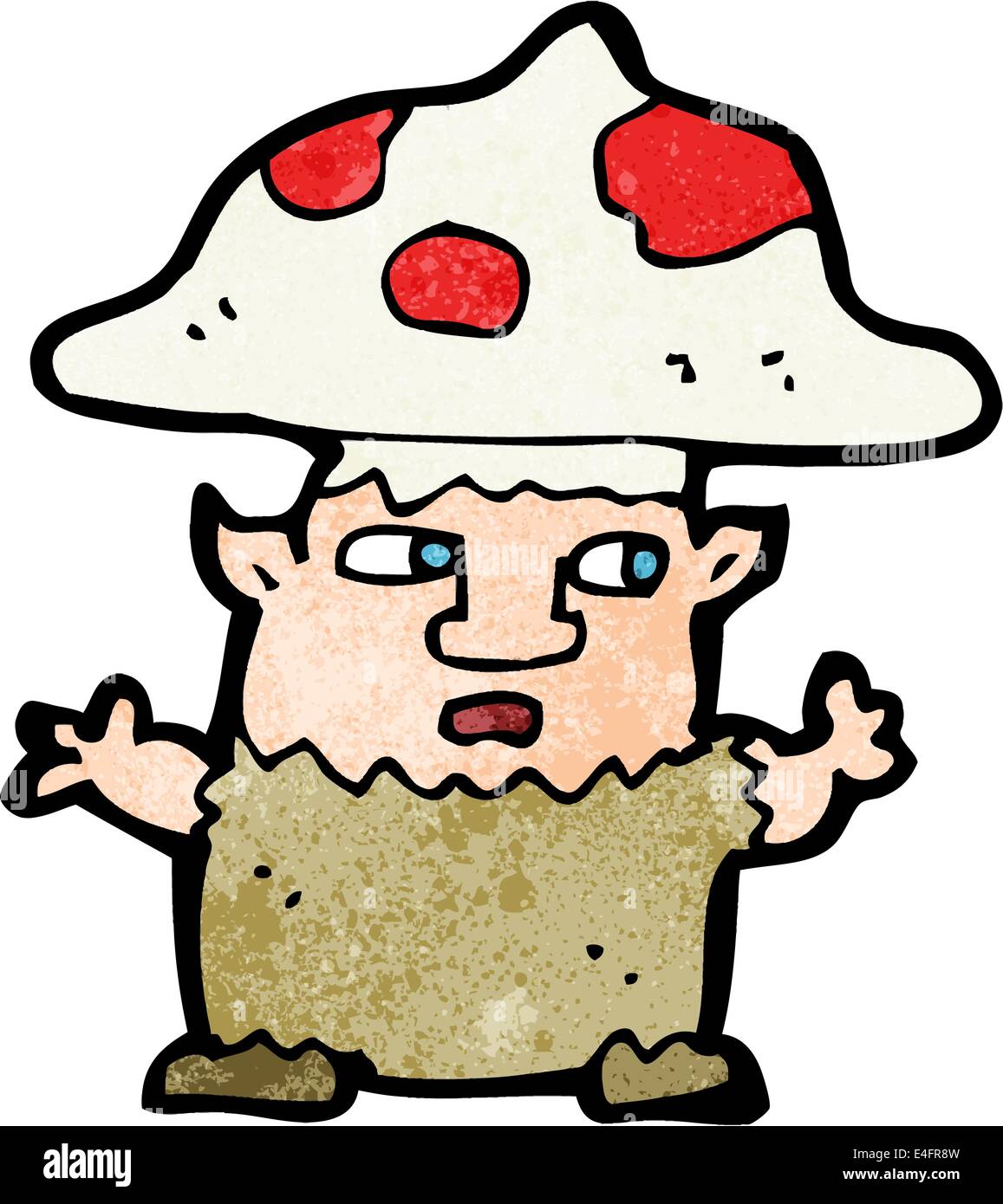 cartoon little mushroom man Stock Vector Image & Art - Alamy