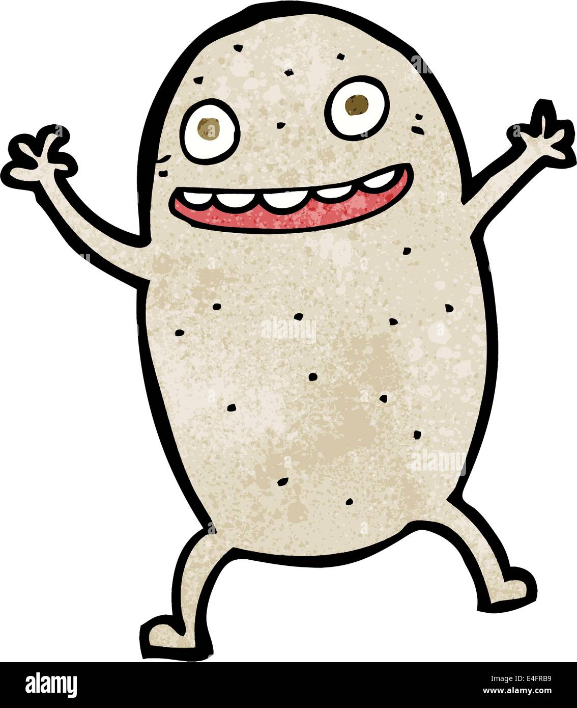 cartoon happy potato Stock Vector Image & Art - Alamy