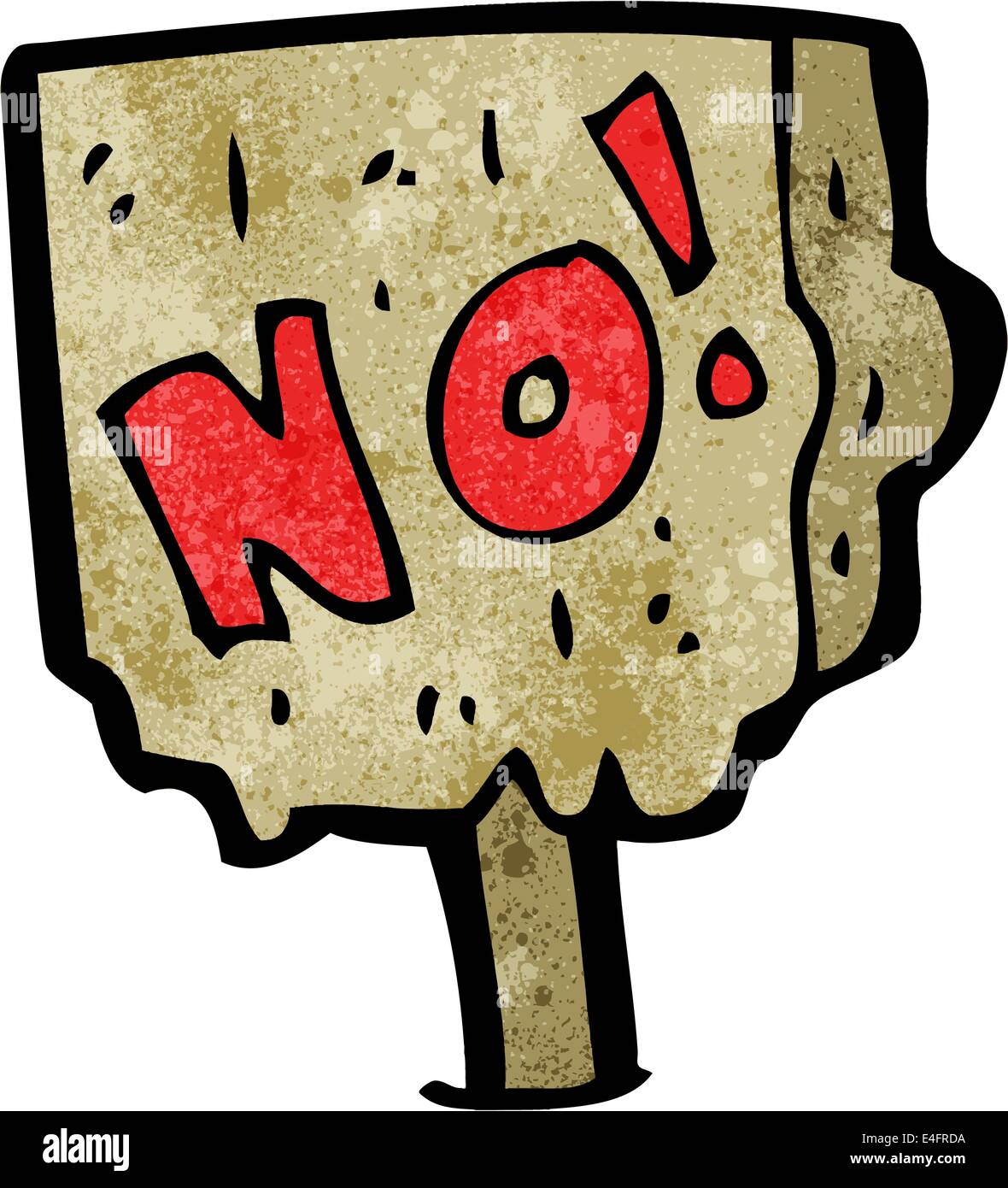 cartoon no sign Stock Vector Image & Art - Alamy