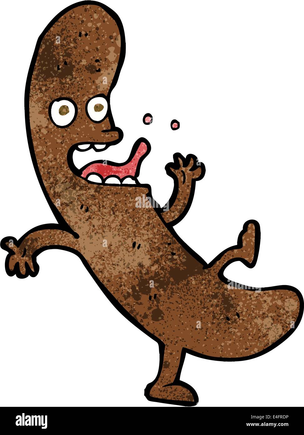 crazy cartoon sausage Stock Vector Image & Art - Alamy