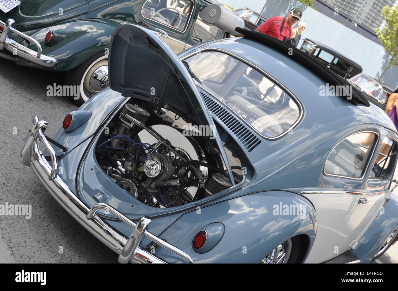 Old blue volkswagen beetle hi-res stock photography and images - Alamy