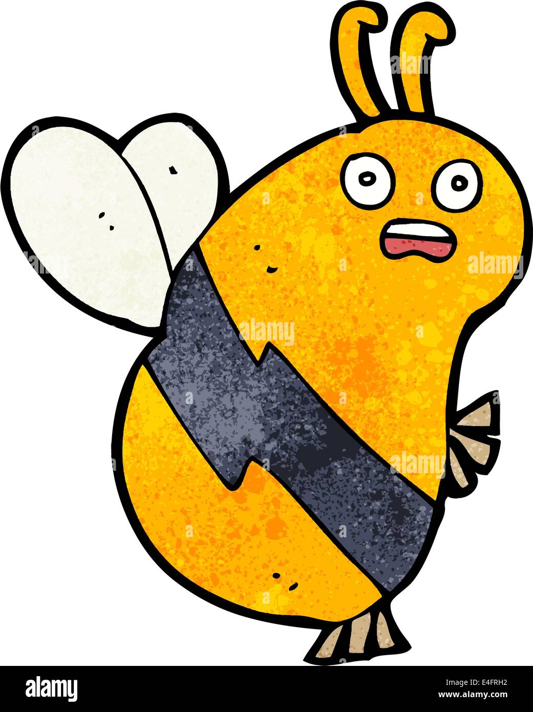 funny cartoon bee Stock Vector Image & Art - Alamy