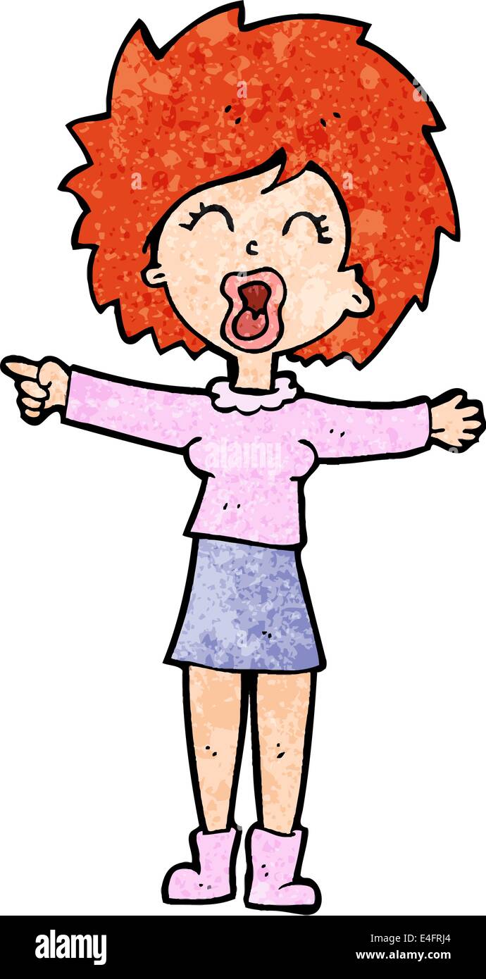 cartoon stressed out woman talking Stock Vector Image & Art - Alamy