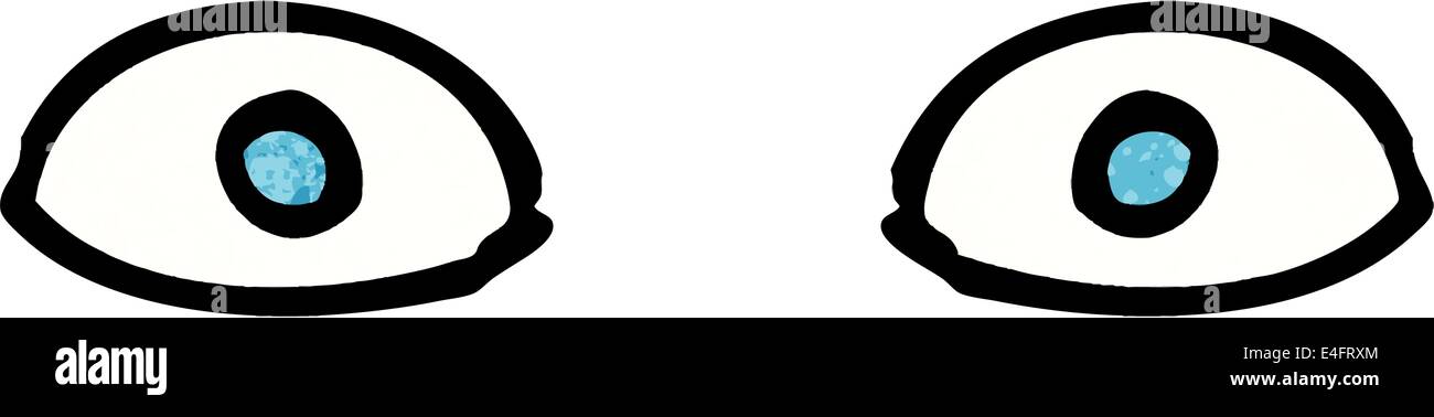 cartoon staring eyes Stock Vector Image & Art - Alamy