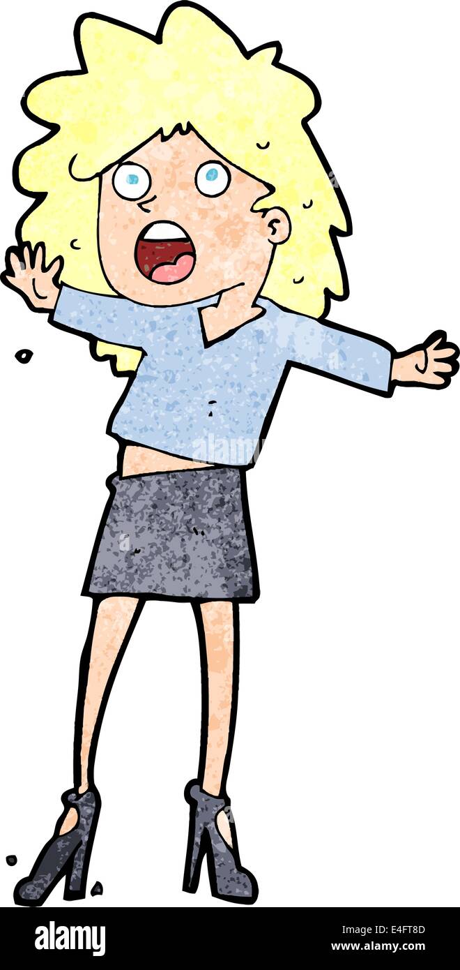 Woman tripping illustration hi-res stock photography and images - Alamy