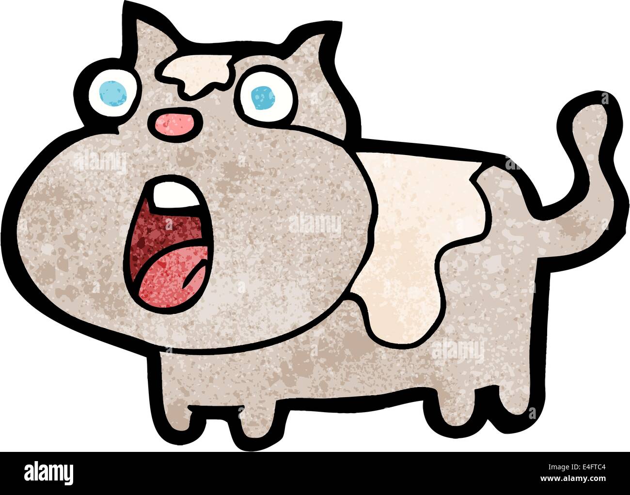 cartoon shocked cat Stock Vector Image & Art - Alamy