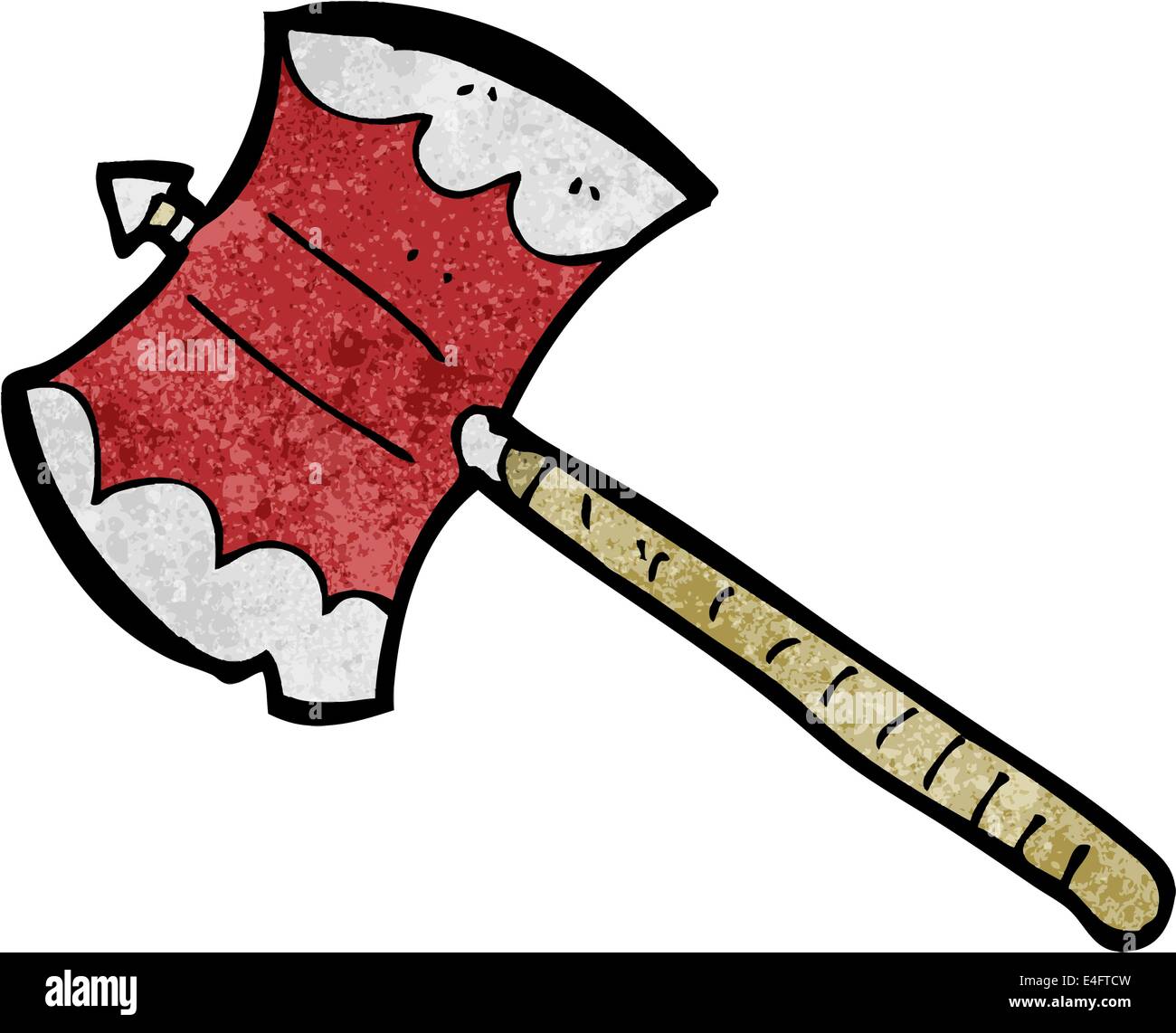 cartoon double sided axe Stock Vector Image & Art - Alamy