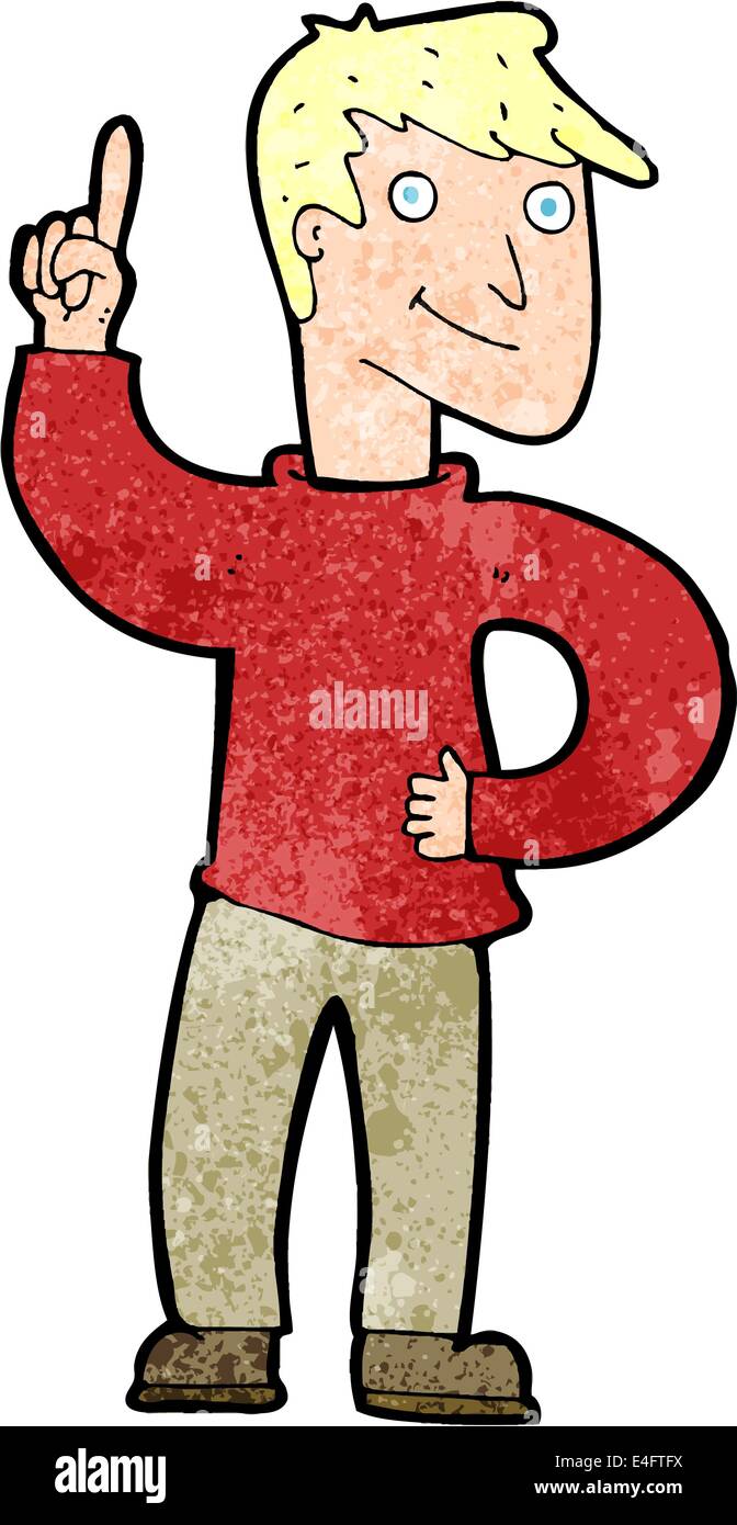 cartoon man with great idea Stock Vector Image & Art - Alamy