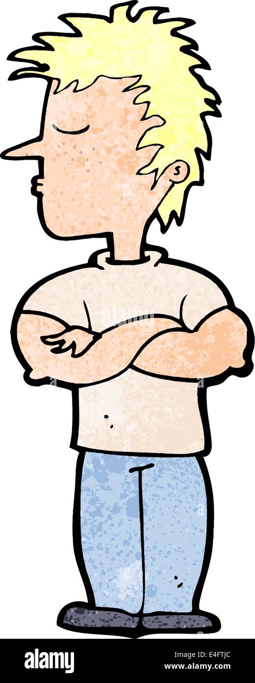 cartoon man refusing to listen Stock Vector Image & Art - Alamy