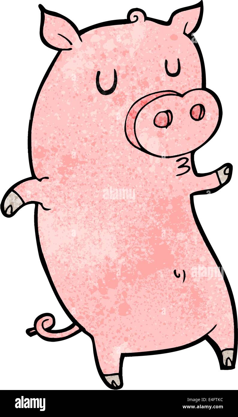 funny cartoon pig Stock Vector Image & Art - Alamy