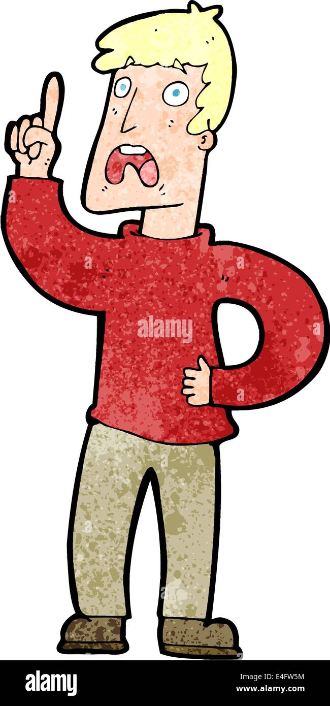 cartoon man with complaint Stock Vector Image & Art - Alamy