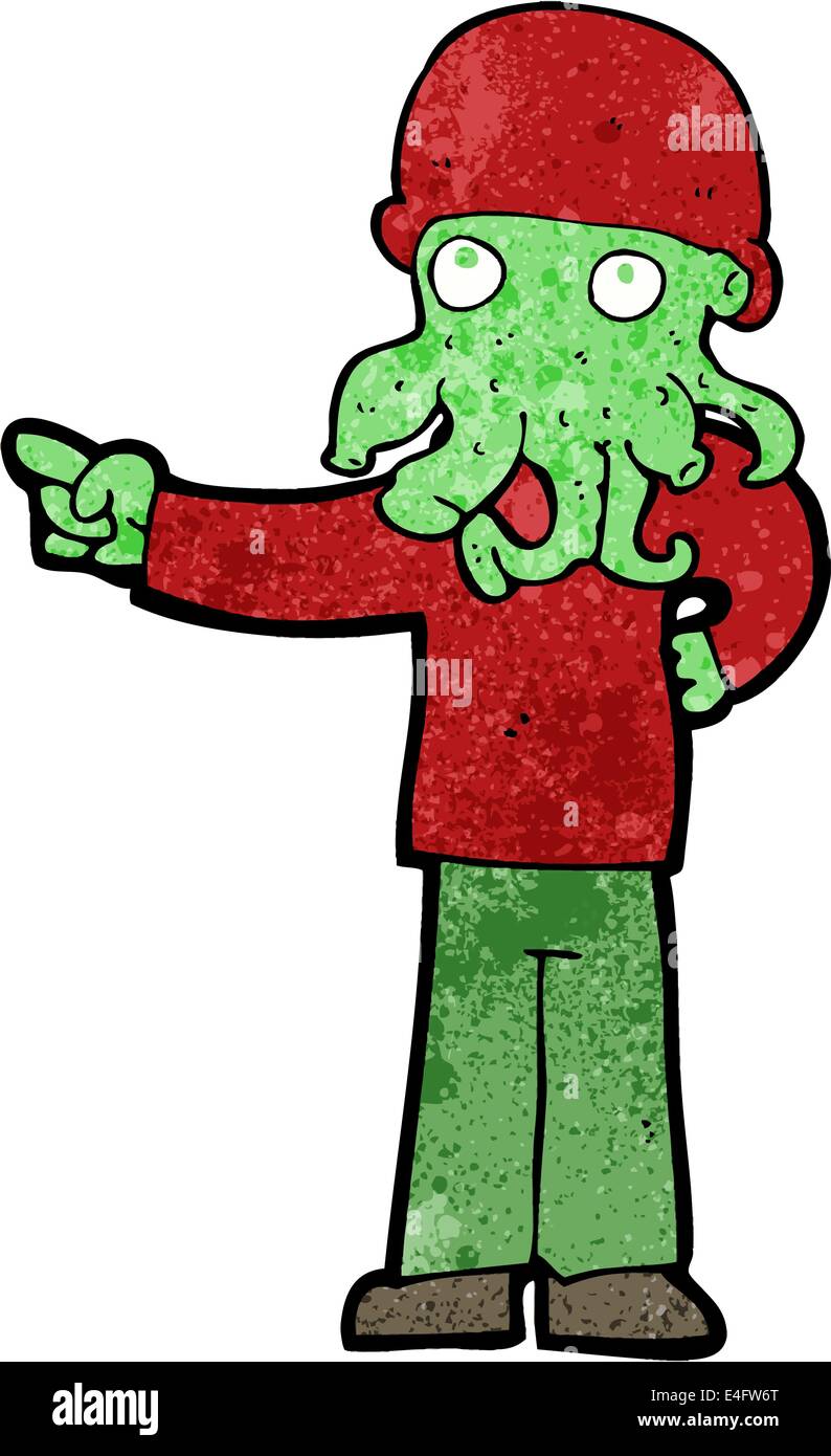 cartoon alien monster man Stock Vector Image & Art - Alamy