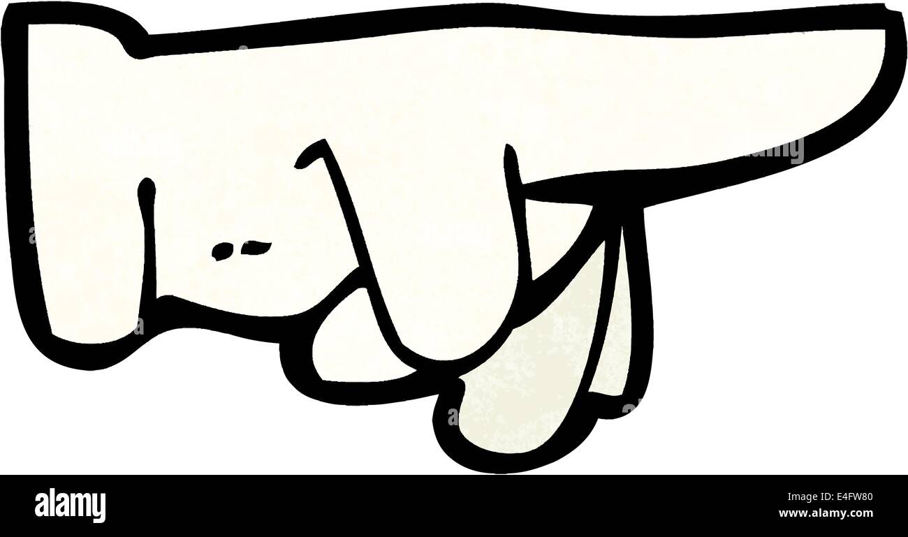 cartoon pointing hand Stock Vector Image & Art - Alamy